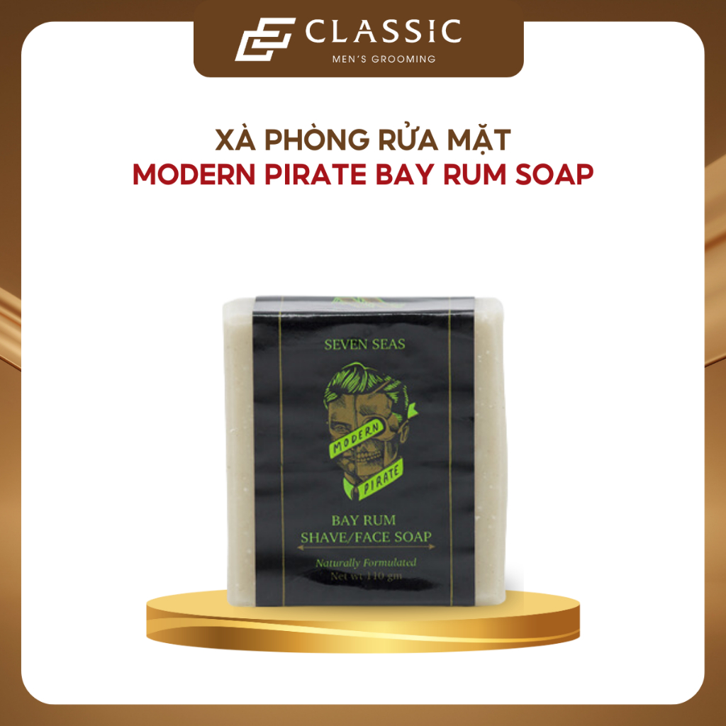 Xà Phòng Rửa Mặt Modern Pirate Bay Rum Soap 110g | Shopee Việt Nam