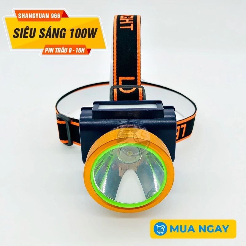 đèn pin đội đầu siêu sáng yuxing 966 | Shopee Việt Nam