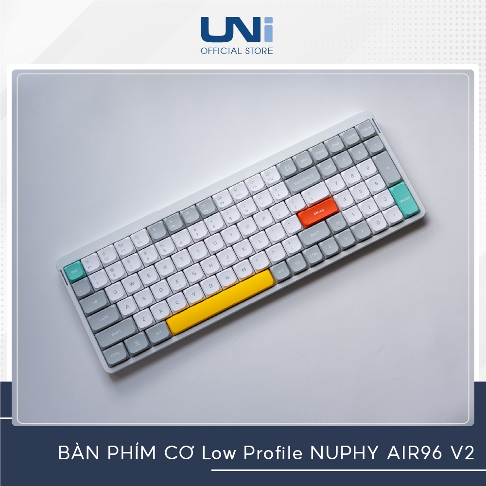 Bàn Phím Cơ NuPhy Air96 v2 - QMK/VIA (Gray/Black/White - Mới, Full box ...