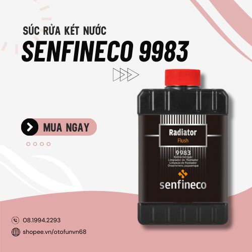 Chai súc rửa két nước chất đóng cặn bẩn trong hệ thống làm mát ô tô ...