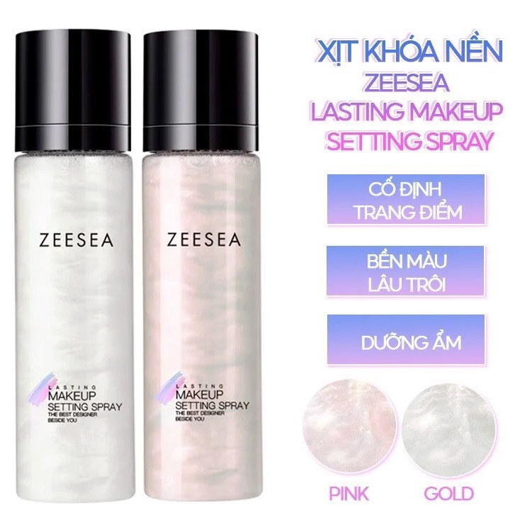 Xịt Khoá Nền Trang Điểm Zeesea xịt khóa makeup giữ lớp nền lâu trôi chai 100ml | Shopee Việt Nam