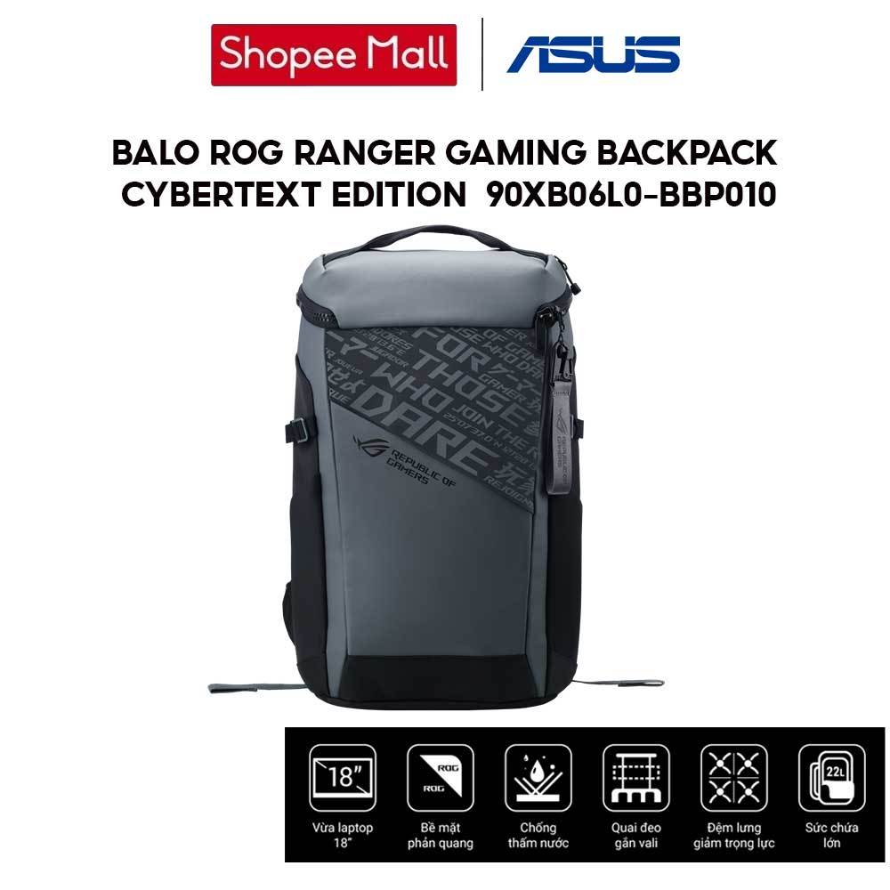 Balo ROG Ranger Gaming Backpack Cybertext Edition 90XB06L0-BBP010 ...