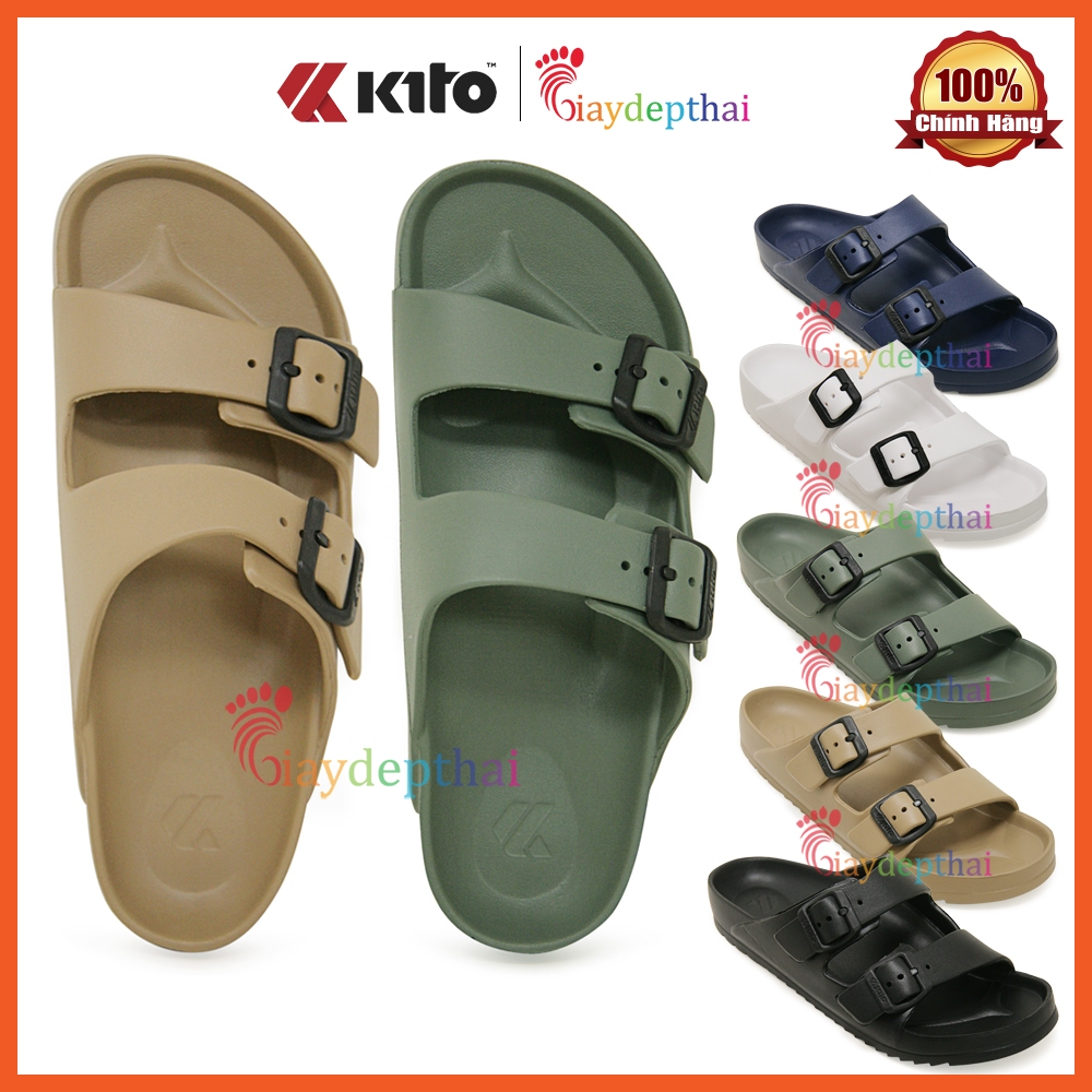 Dép Đúc Thái Lan nam nữ 2 quai ngang siêu nhẹ Kito AH170 (Fom lớn) | Shopee Việt Nam