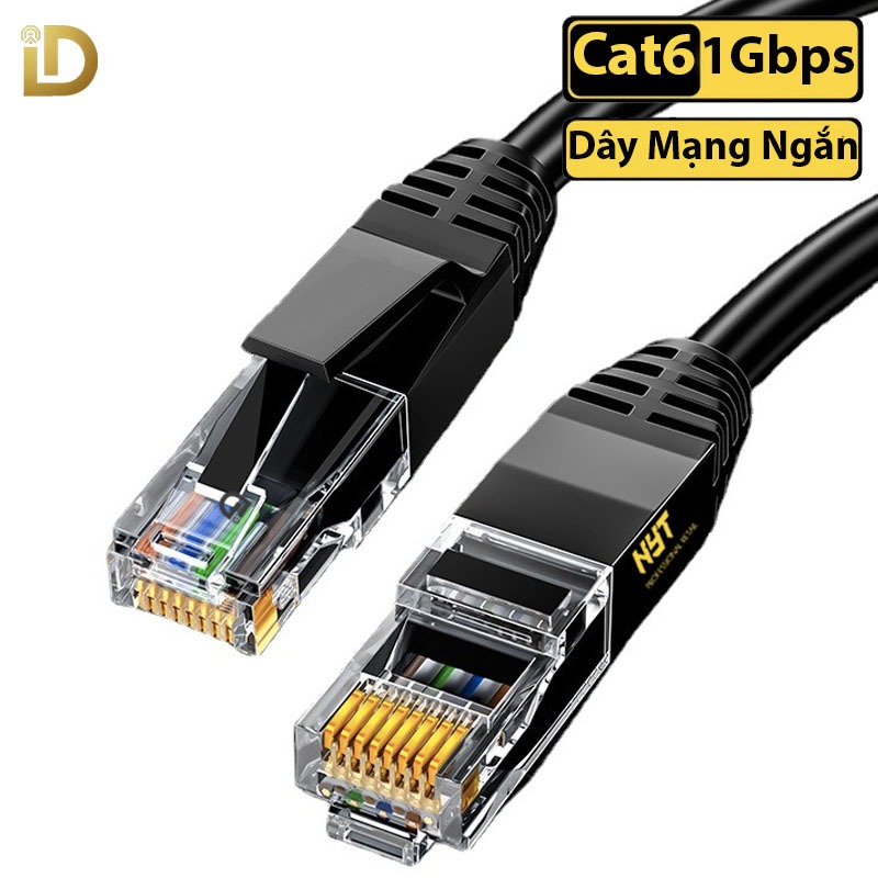 Dây Lan Đúc Sẵn Dây Tròn Cat6 UTP 1000Mbps Chống Nhiễu Dài 0.5M - 30M ...