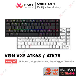 [CHÍNH HÃNG] Bàn phím cơ VGN VXE ATK68 / ATK75 (Magnetic Switch / Rapid ...