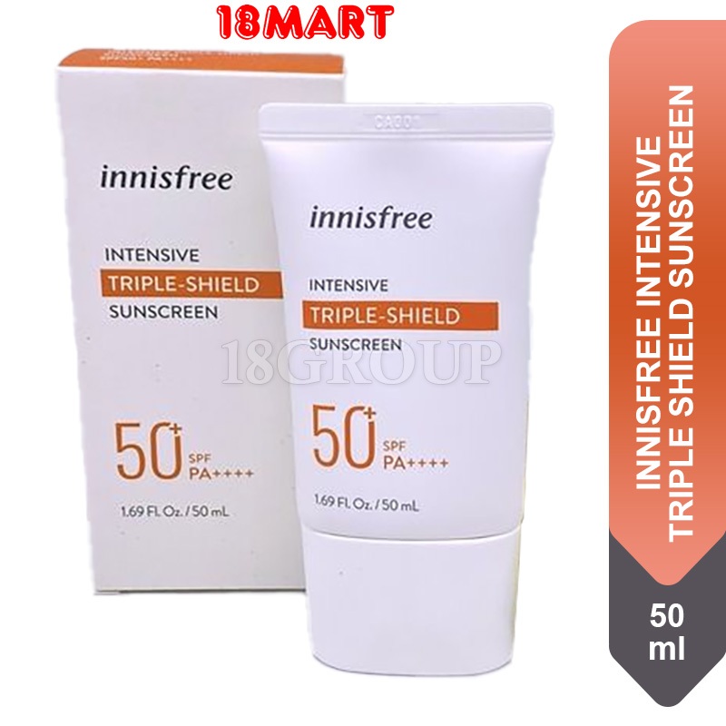 Kem Chống Nắng INNISFREE Intensive Triple Shield Sunscreen SPF50/PA++++ 50ml | Shopee Việt Nam