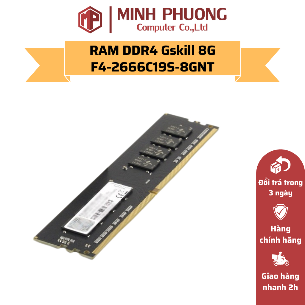 RAM DDR4 Gskill 8GB bus 2666 F4-2666C19S- 8GNT - Hàng Chính Hãng - Bảo ...