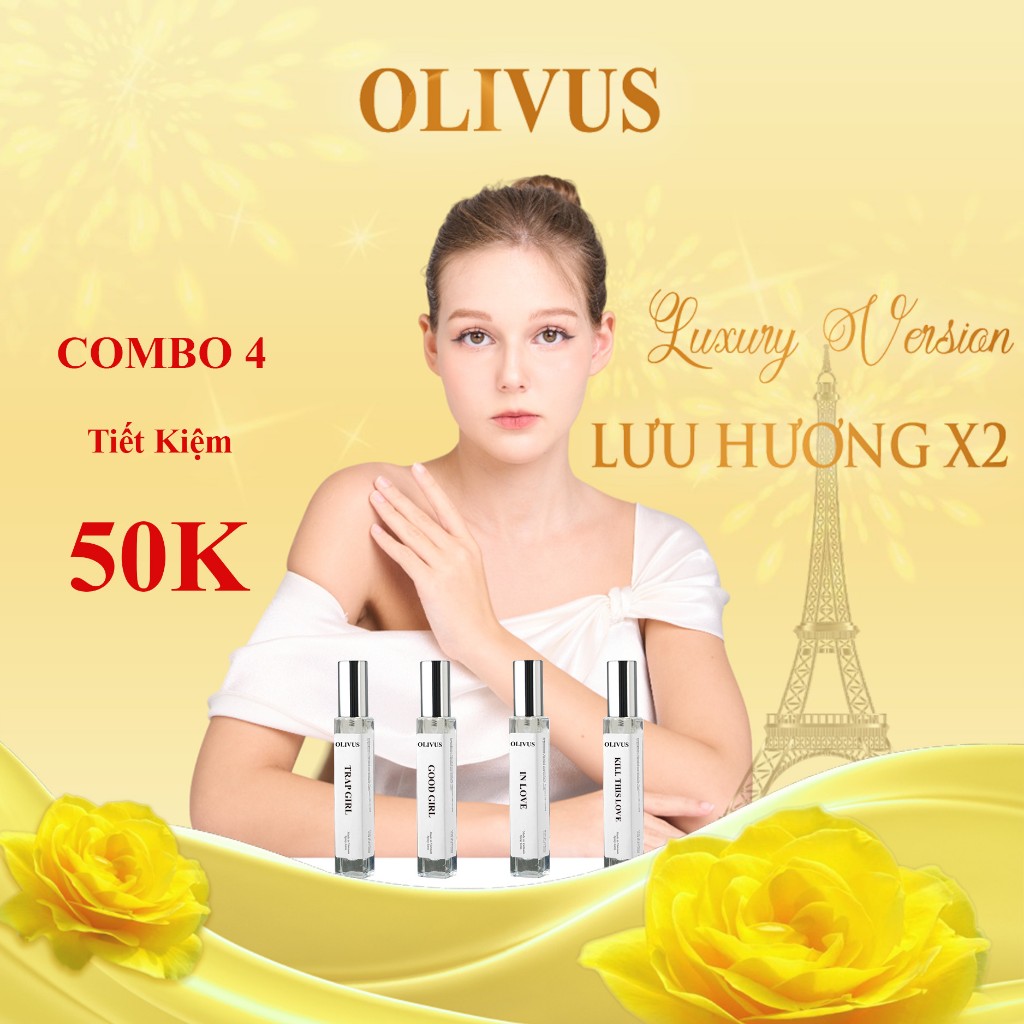 Nước hoa nữ OLIVUS In Love, Trap Girl, School Girl, Good Girl cao cấp ...