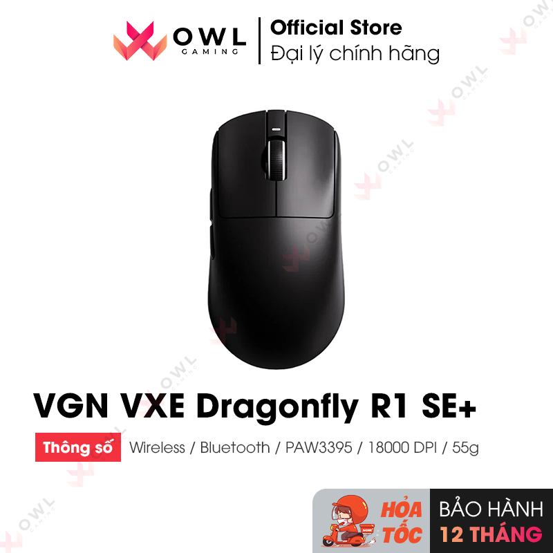 [CHÍNH HÃNG] Chuột gaming VGN VXE Dragonfly R1 SE+ | Shopee Việt Nam