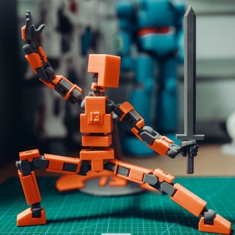 KIT Mô Hình Figure Robot Lucky 13 in 3D [ Hàng Chính Hãng ] 13 Khớp ...