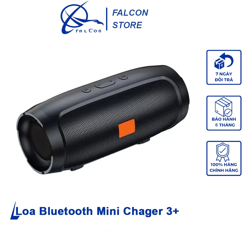 Loa Bluetooth Mini Charge 3+, Kết Nối Bluetooth, Khe Cắm Thẻ Nhớ, Đầu ...