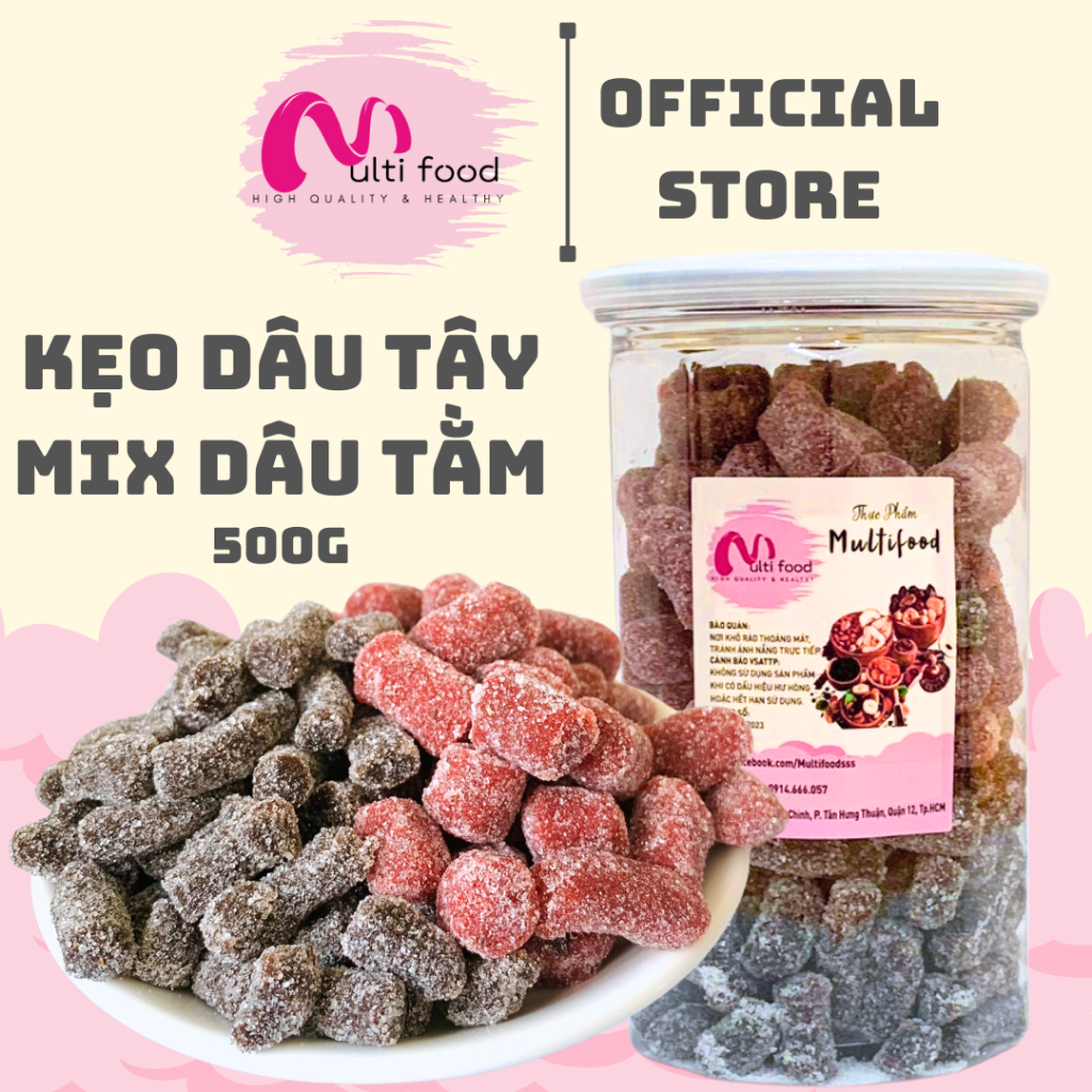 500G Dâu Tây Mix Dâu Tằm Đặc Sản Đà Lạt MULTIFOOD | Shopee Việt Nam