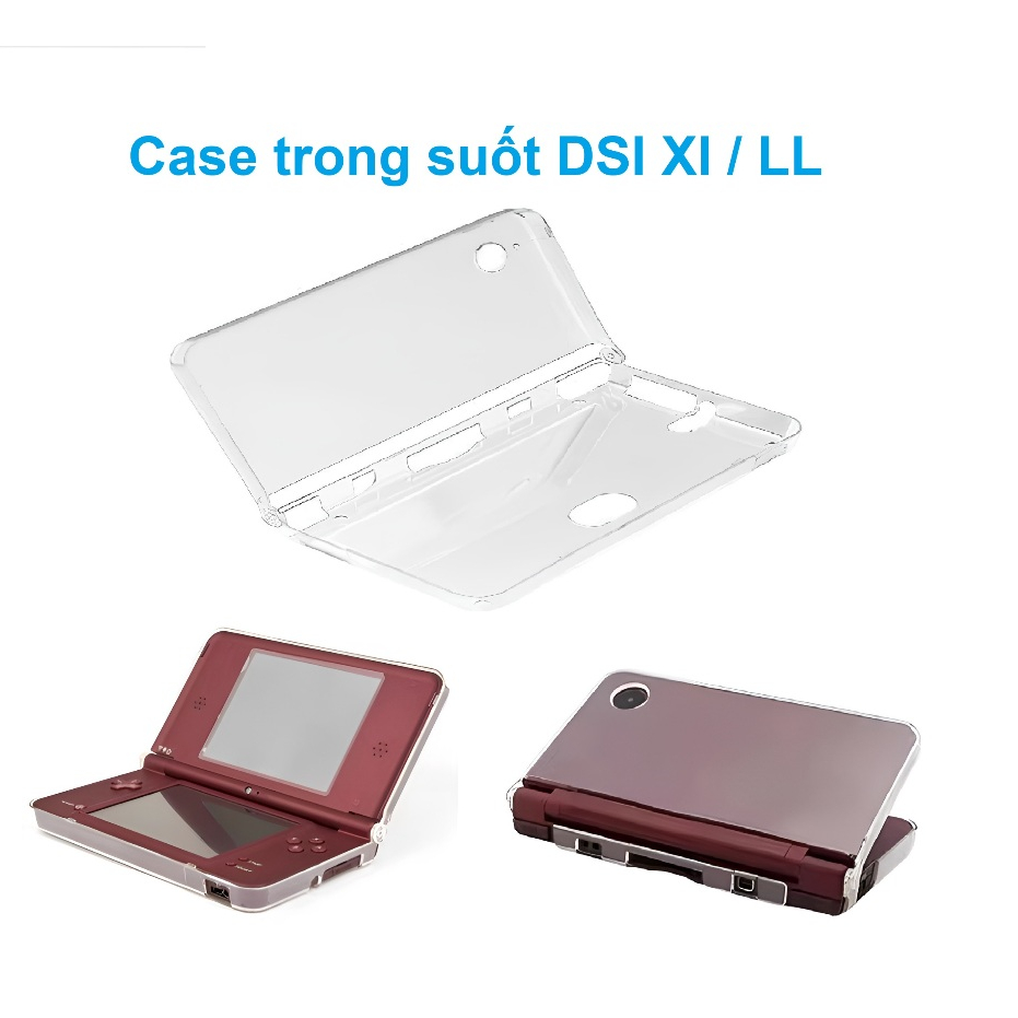 Case ốp trong suốt bảo vệ máy game dsi xl ll - Nintendo DSI XL / LL ...