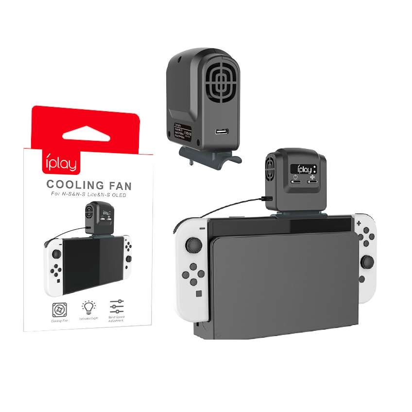 Quạt tản nhiệt thông gió IPLAY làm mát máy game nintendo switch V1 V2 / switch oled / switch ...