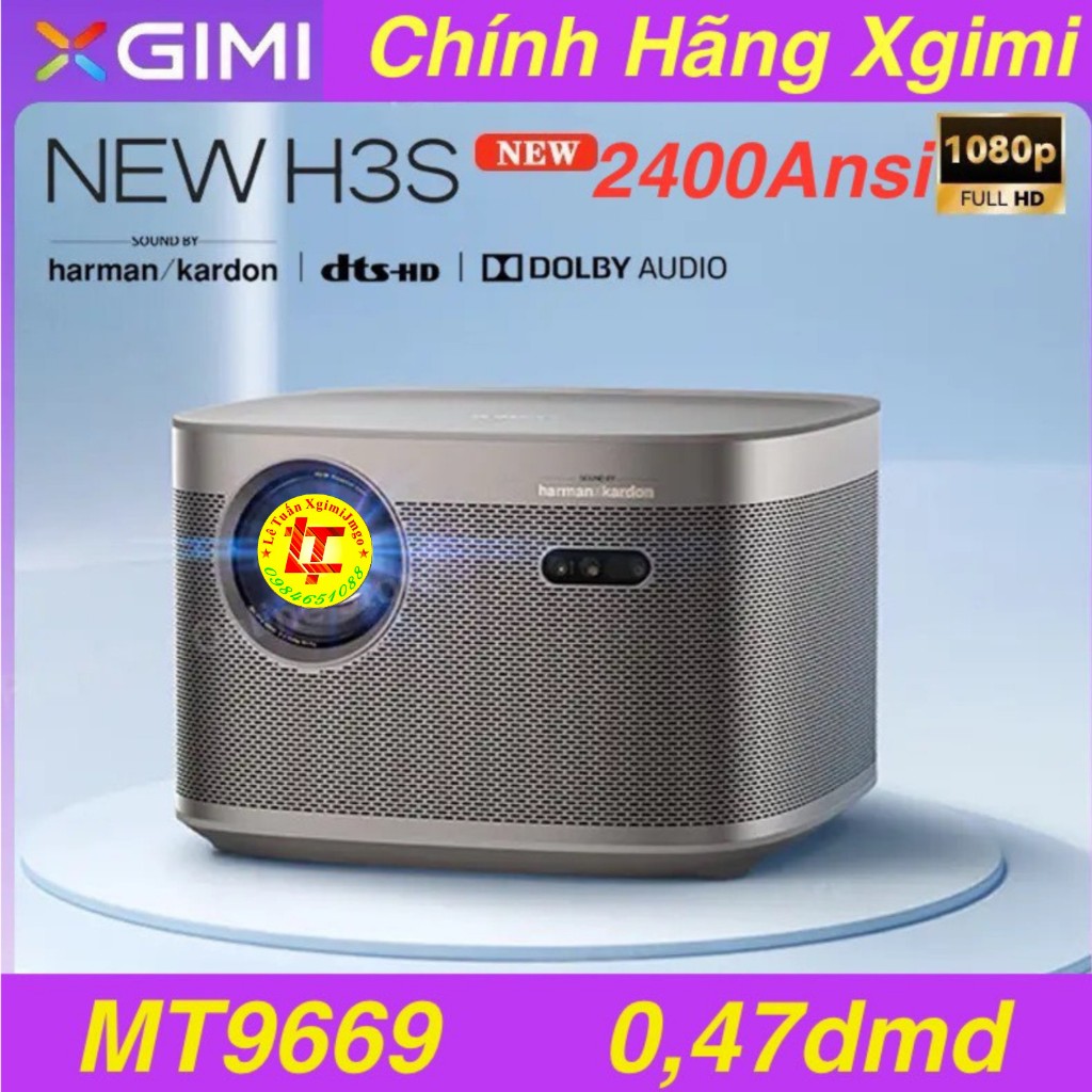 Máy chiếu XGIMI New H3S, H3S, H3. 0.47DMD, Ship Hỏa Tốc ib 0984651088. SỈ, LẺ tư vấn máy trong ...
