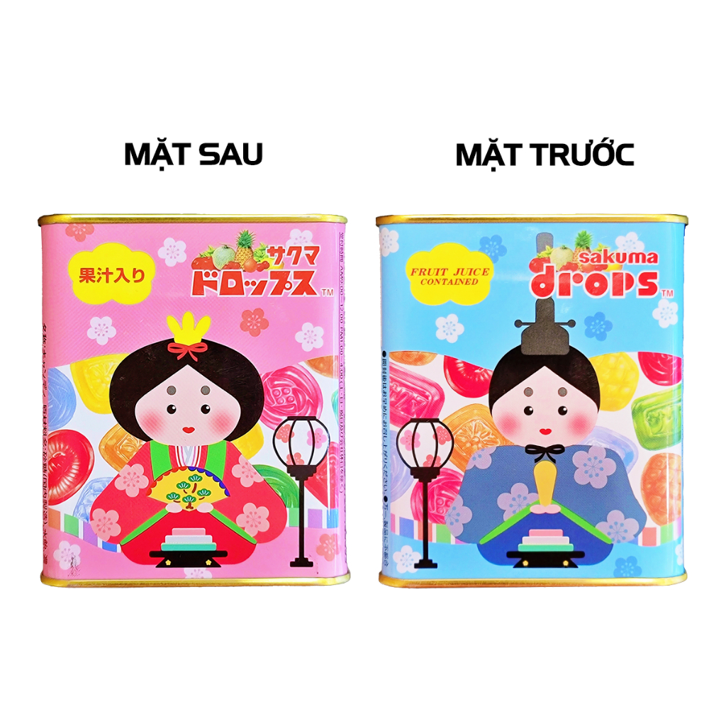 Kẹo Trái Cây Sakuma Drops Hinamatsuri Hộp Thiếc 80g - Hàng Nội Địa Nhật ...