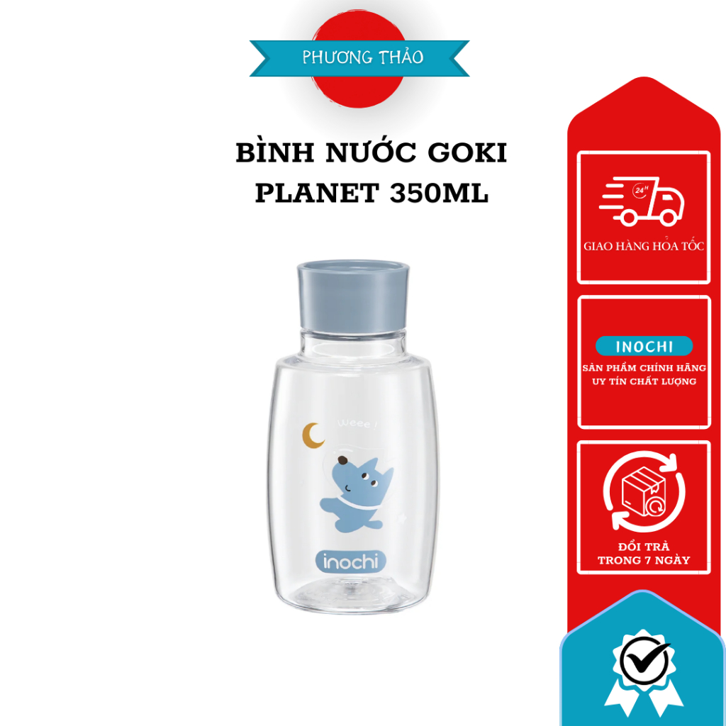 Bình nước Inochi - Goki Planet 350ml | Shopee Việt Nam