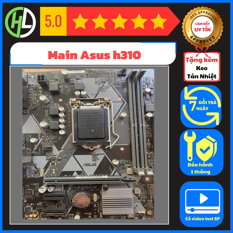 Asus H310M-K-e(1151v2)Đủ Chặn Giá Rẻ Tặng Keo Tản Nhiệt | Shopee Việt Nam