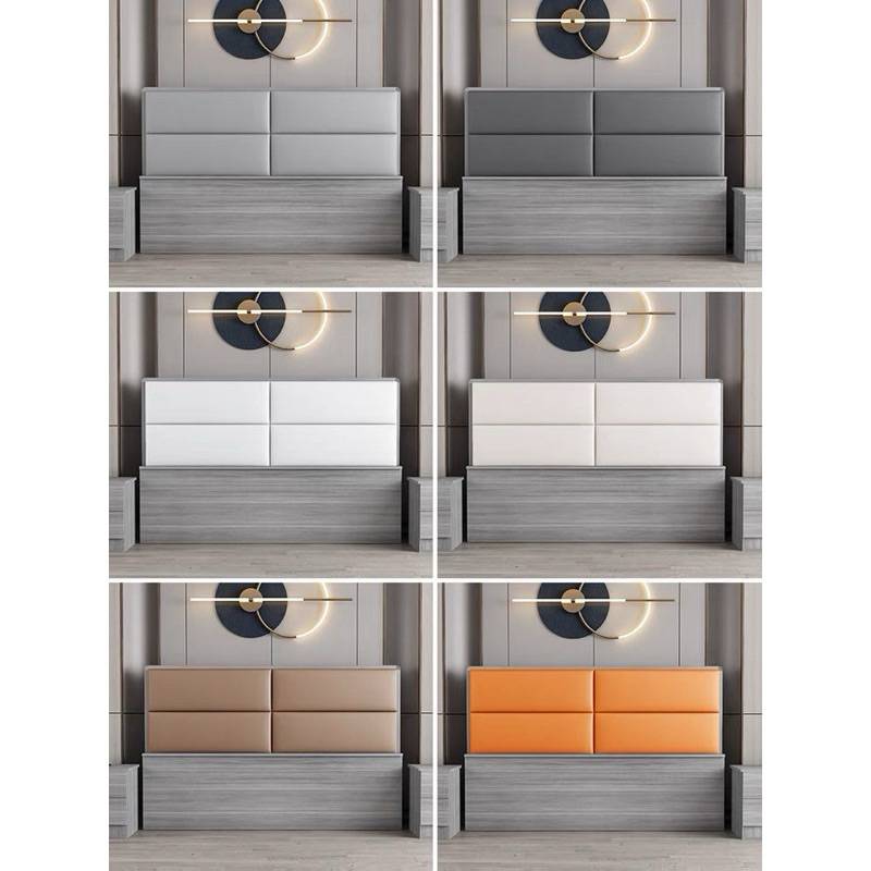 1m47*40; 1m67*40; 1m87*40;2m07*40 - Bộ ốp đầu giường bọc da sang trọng ...