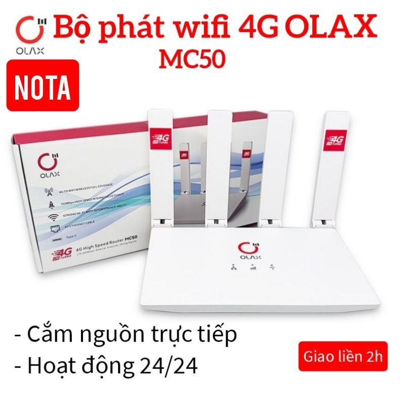 [Hỏa Tốc] Bộ Phát Wifi Từ Sim 4G Olax Ax6 Pro và Olax MC50 Router 4G và AX9 Pro gắn sim Phát ...