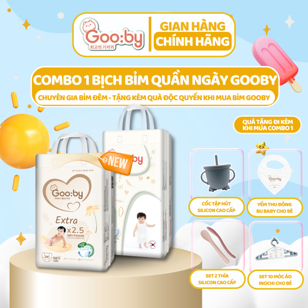 Tã/bỉm quần Gooby mềm mại, an toàn, siêu thấm hút size M/L/XL/XXL cho bé từ 9kg - 20kg | Shopee ...