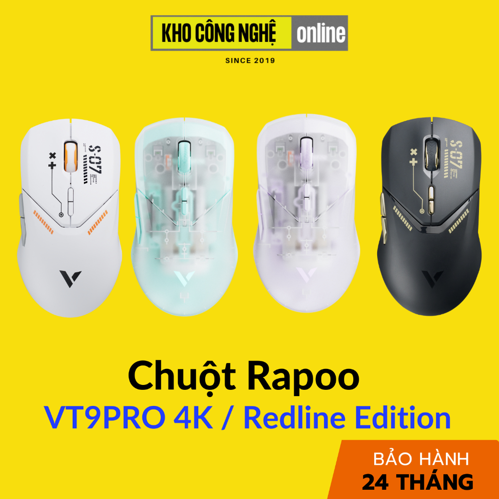 Chuột Gaming Rapoo VT9 PRO 4K / VT9 PRO Redline Edition Không Dây (Hàng Chính Hãng) | Shopee ...
