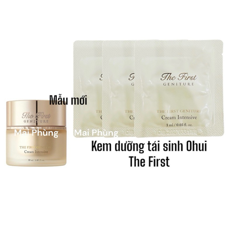 10 gói kem dưỡng mặt cô đặc Ohui The First Cream Intensive | Shopee ...