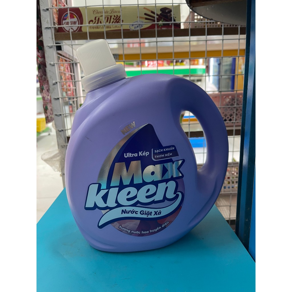 Nước giặt xả công nghệ ultra kép Max Kleen dạng chai & dạng túi 2.4kg,3 ...