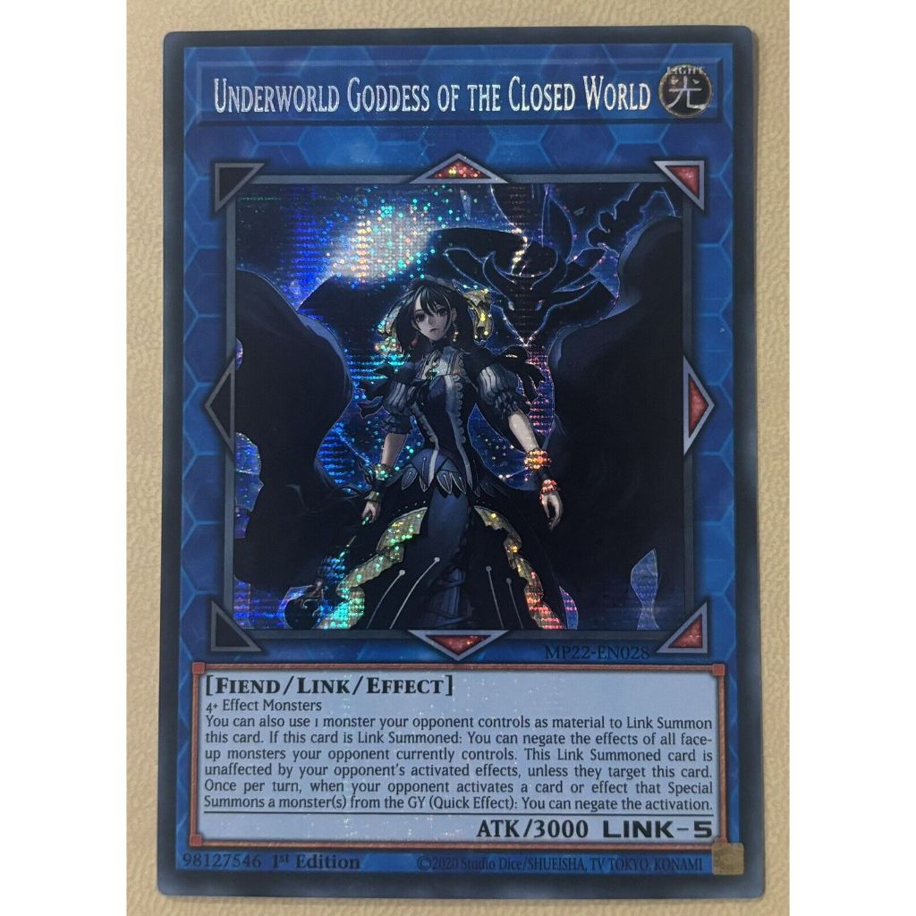 ra02 Lá bài thẻ Yugioh Underworld Goddess of The Closed World - super ...