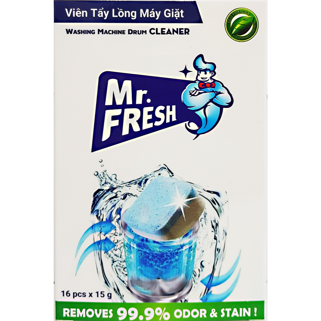 Hộp 16 viên nén vệ sinh lồng giặt Mrfresh siêu sạch | Shopee Việt Nam