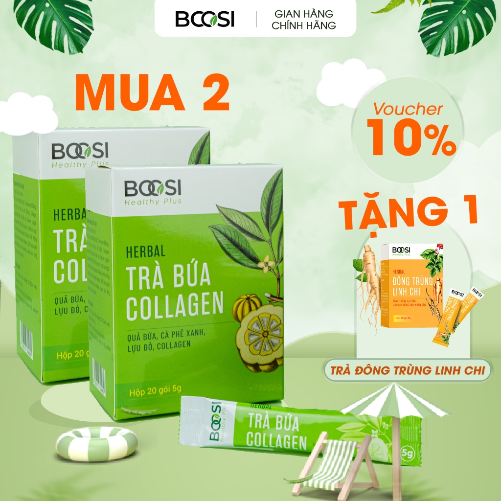 Trà Bứa COLLAGEN Boosi Hỗ Trợ Giảm Cân Tự Nhiên An Toàn Giúp Đẹp Da Giữ ...