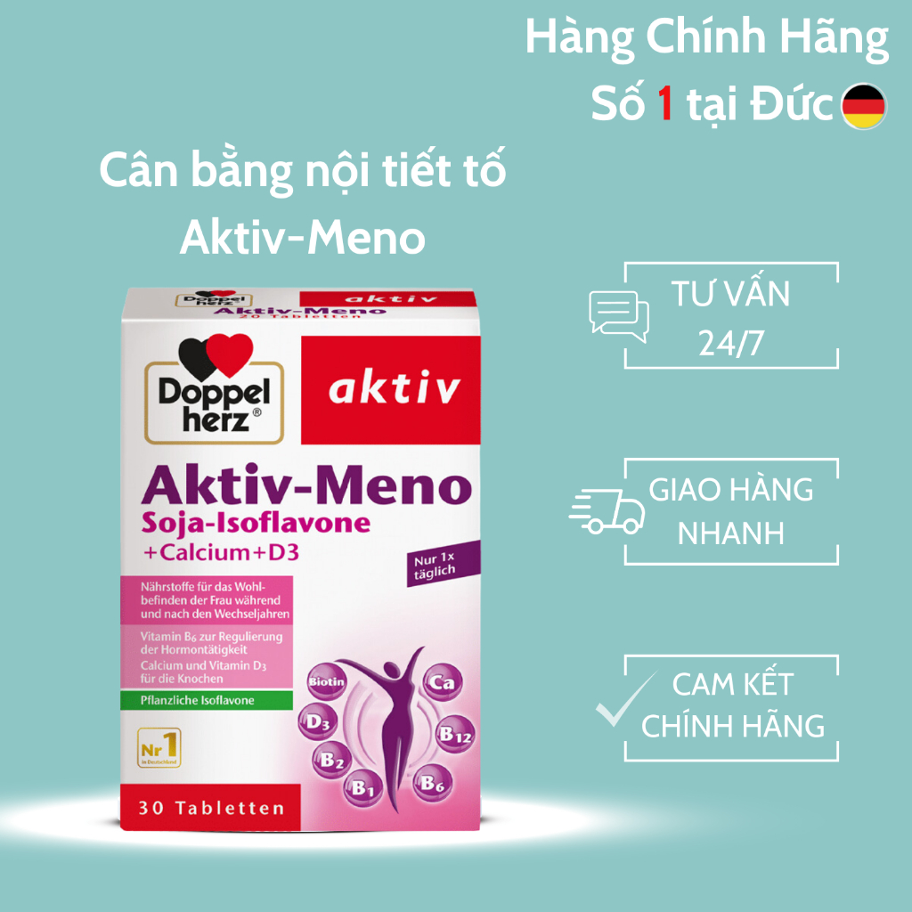 [ Đủ Bill ] Active - Meno Doppel. herz hỗ trợ cân bằng tiết tố nữ của ...