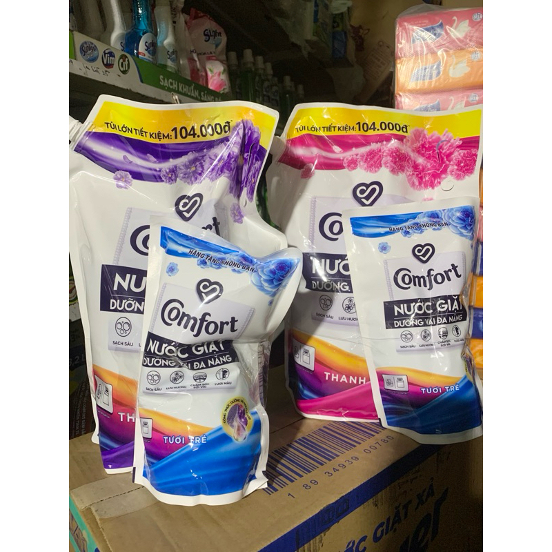 Nước Giặt Dưỡng Vải Comfort Túi 3,6kg (Kèm Khuyến Mãi) | Shopee Việt Nam