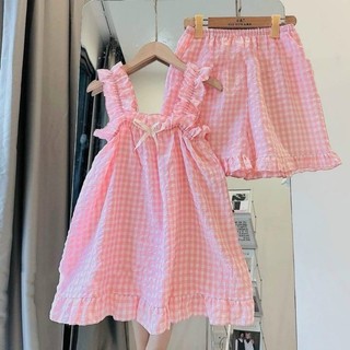 Bộ 2 dây, set hai dây BẢN TO dễ thương hoạ tiết caro, bộ đồ ngủ nữ chất ...