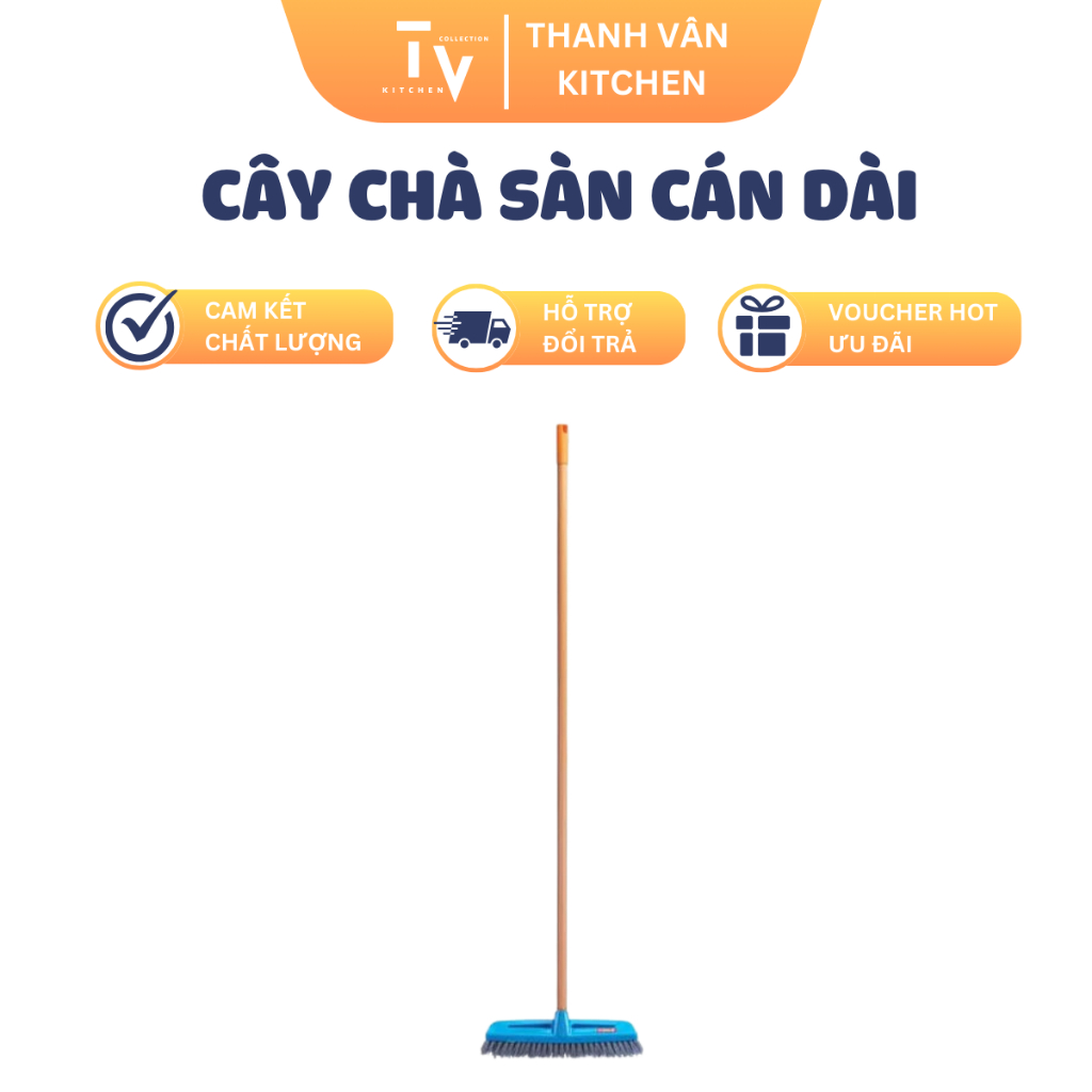 Cây chà sàn cán dài Lion Star BM-20 | TVKITCHEN | Shopee Việt Nam