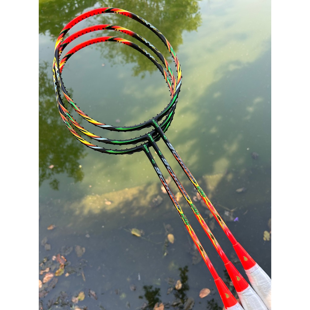 Vợt tập lực cổ tay đã đan lưới Apavi NUTTERTOOLS X3, 150G Đen cam, căng ...