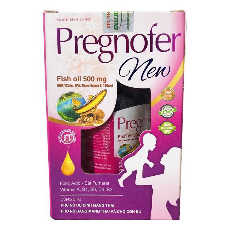 PREGNOFER NEW SẮT VÀ VI CHẤT DÀNH CHO BẦU | Shopee Việt Nam