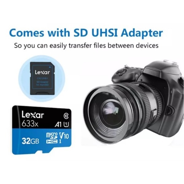 [Nhập ELEZ28] Thẻ nhớ MicroSD Lexar 32GB/ 64GB/128GB class 10 UHS-I ...