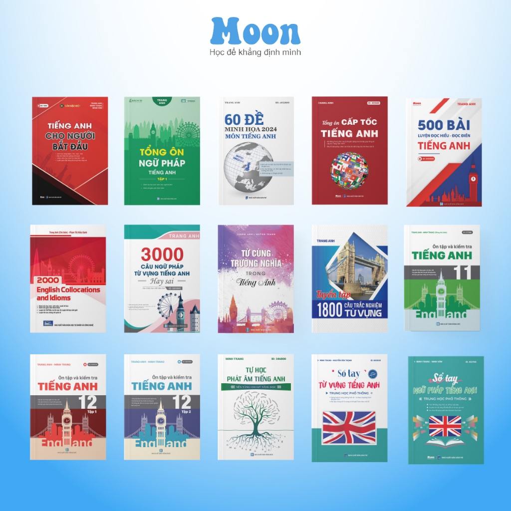 Sách Tiếng anh cô Trang Anh MoonBook | Shopee Việt Nam