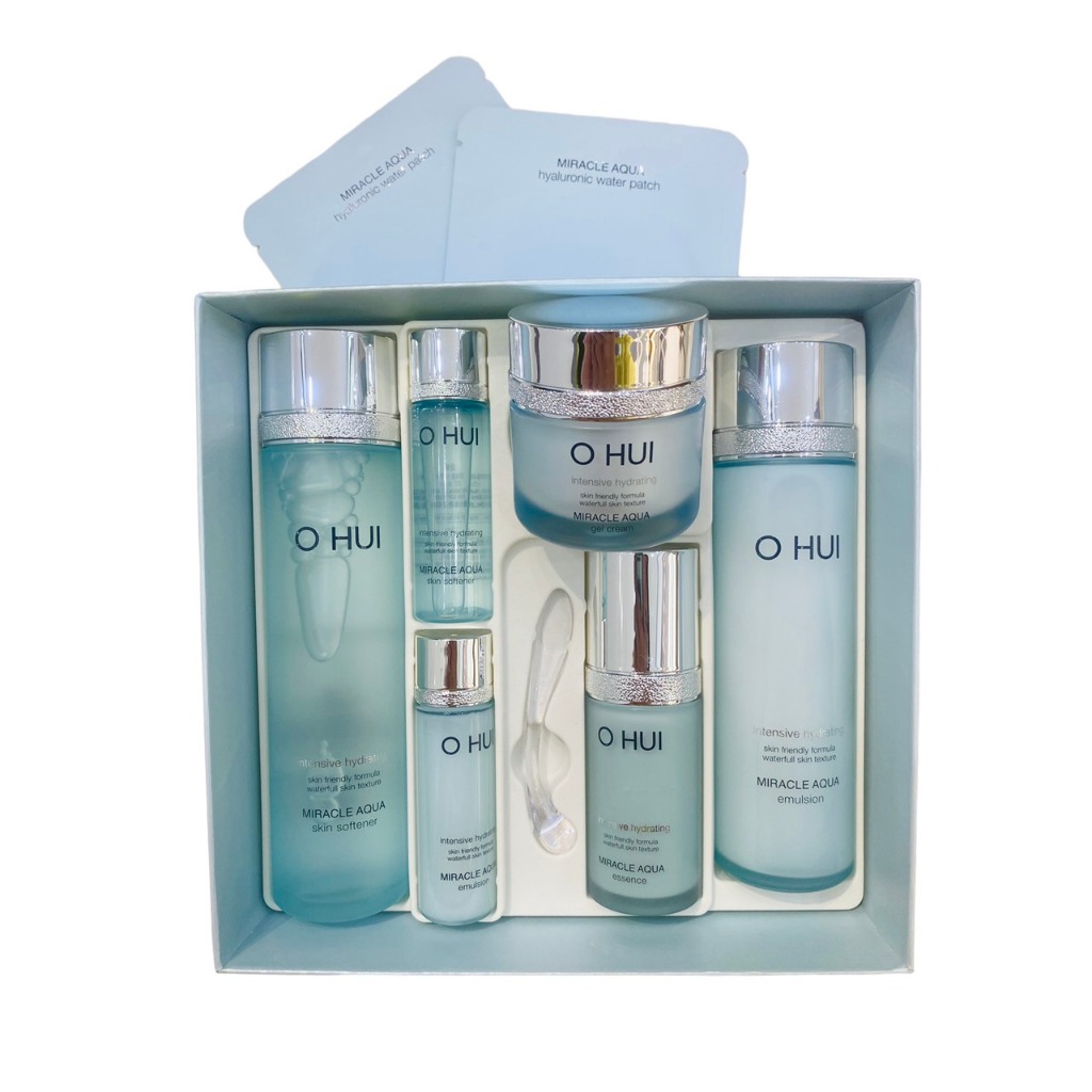 SÉT OHUI AQUA CẤP NƯỚC, ĐIỀU TIẾT DẦU DÀNH CHO DA DẦU, HỖN HỢP - Ohui ...