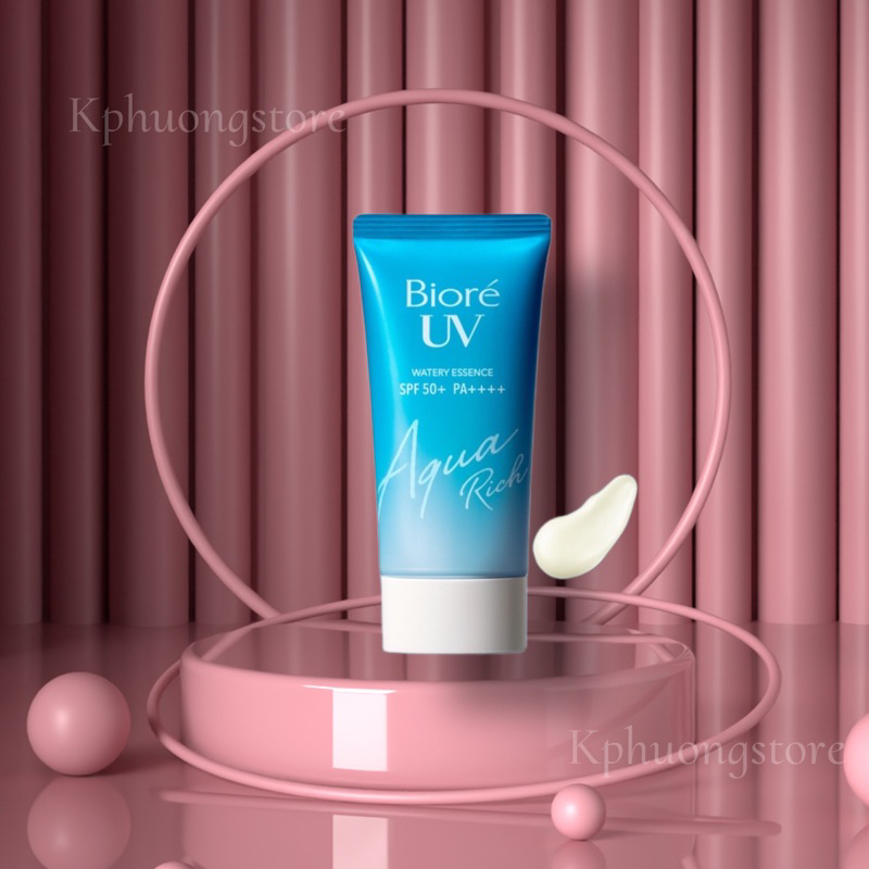 Kem chống nắng bảo vệ trắng sáng da - Biore UV Aqua Rich Watery Essence SPF 50+/ PA++++ 50g ...