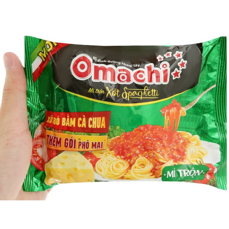 Combo 5gói mì OMACHI trộn xốt Spaghetti 90g | Shopee Việt Nam