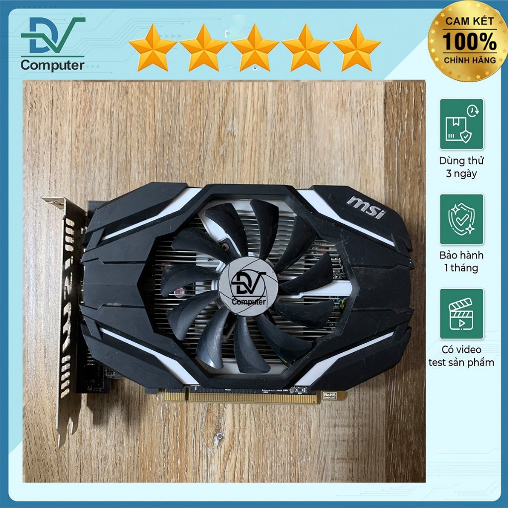 VGA RX460 2G D5 bản 1FAN hãng MSI hàng đẹp mới bảo hành 1 tháng ...