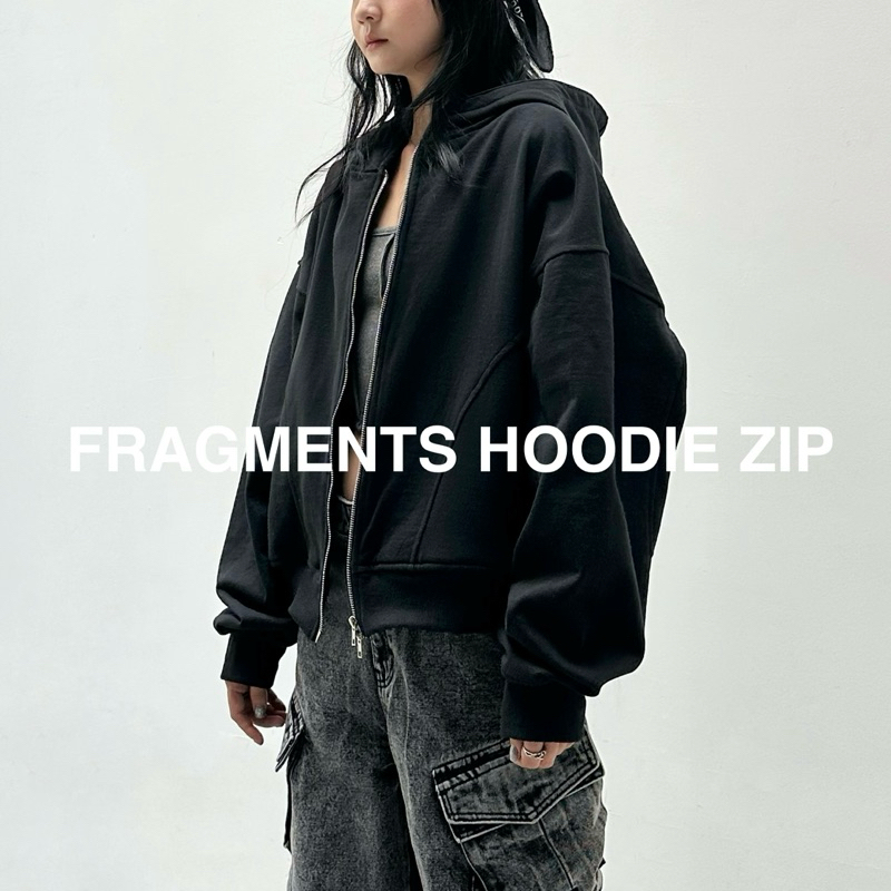 OUTBREAK - ÁO KHOÁC HOODIE DÂY KÉO “FRAGMENTS HOODIE ZIP” | Shopee Việt Nam
