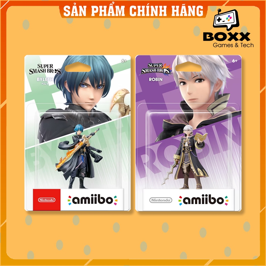 Mô hình Amiibo Byleth & Robin chính hãng Nintendo Switch | Shopee Việt Nam