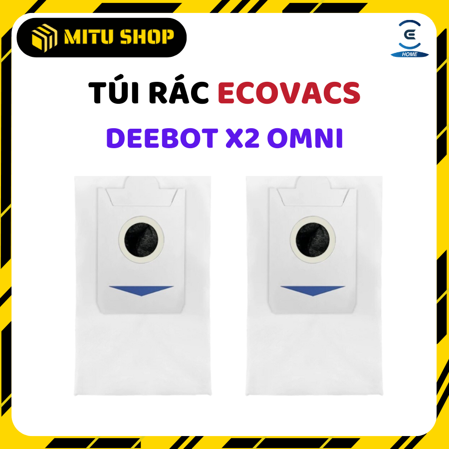 Túi rác thay thế robot hút bụi Ecovacs X2 X2 Omni X2 Pro Plus | Shopee ...