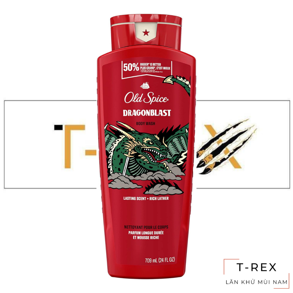 Sữa Tắm Old Spice Hương Gỗ Dragonblast 709ML | Shopee Việt Nam
