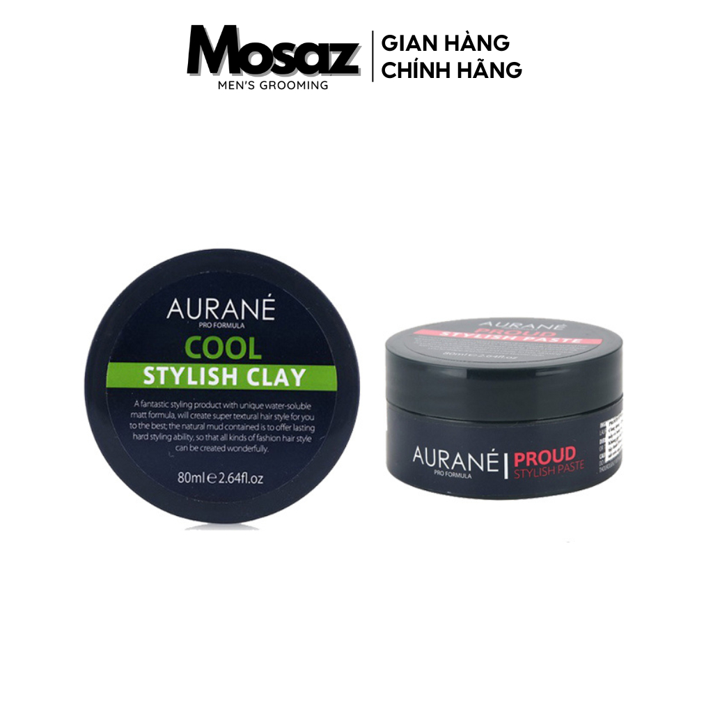 Sáp Vuốt Tóc Nam Aurane Cool Stylish Clay/ Paste 80ml Công Nghệ Pháp ...