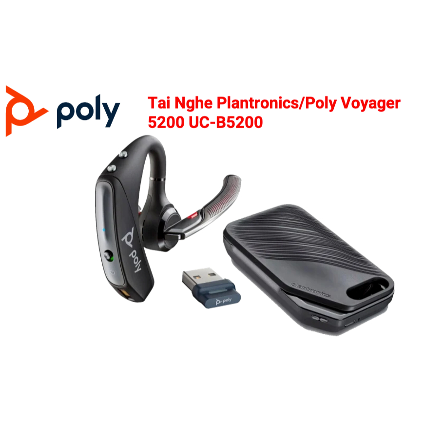 Tai Nghe Plantronics/Poly Voyager 5200 UC-B5200 -Sản xuất Mexico - Mới ...