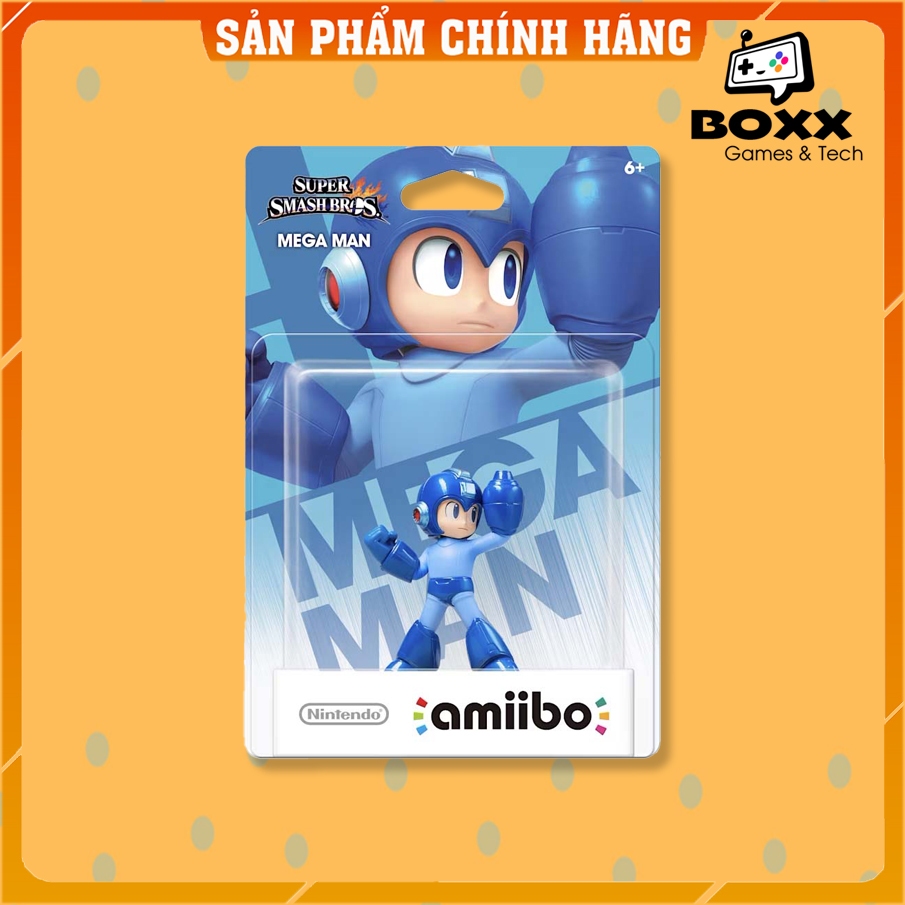 Mô hình Amiibo Mega Man chính hãng Nintendo Switch | Shopee Việt Nam